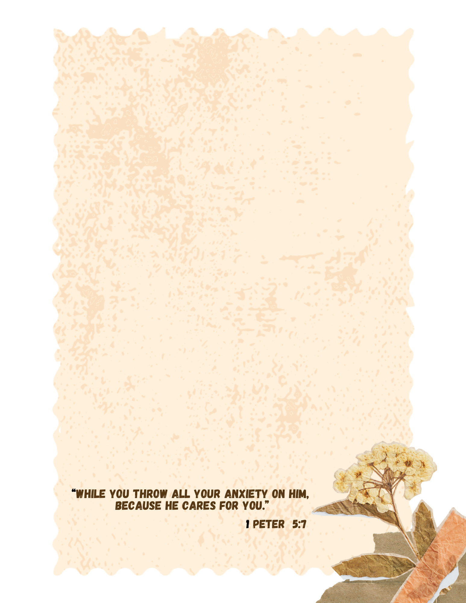 JW Letter Writing/ Throw Your Burden On Him/ 1 Peter 5:7 ...